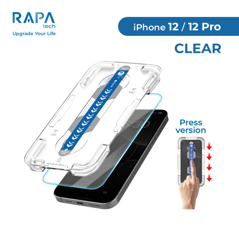 RAPA tech Screen Fit | Easy Fit - Clear (for iPhone 12 Pro / 12) - RAPA ...